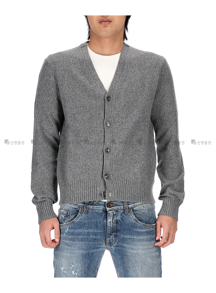 AMI(아미) [아미] 하트 로고 HKC127 005 055 남성 캐시미어 가디건 | S.I.VILLAGE (에스아이빌리지)